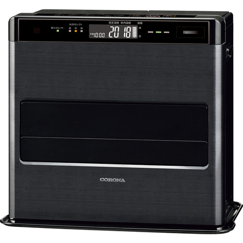 CORONA FH-WZ5725BY(KG) 石油ファンヒーター 足もとあったかルーバー付 15畳まで タンク容量7.2L グランブラック
