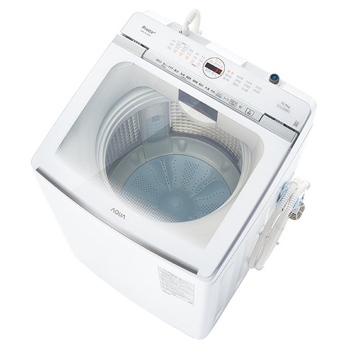 AQUA AQW-VX10A(W) 全自動洗濯機 上開き 洗濯10kg 乾燥3.5kg 簡易乾燥 ホワイト