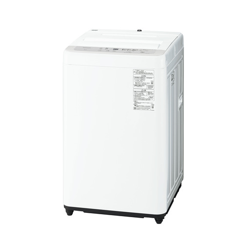 パナソニック 全自動洗濯機 洗濯：5.0kg 幅55.6cm ビッグウェーブ洗浄 立体水流 槽洗浄 NA-F5B5-H ライトグレー