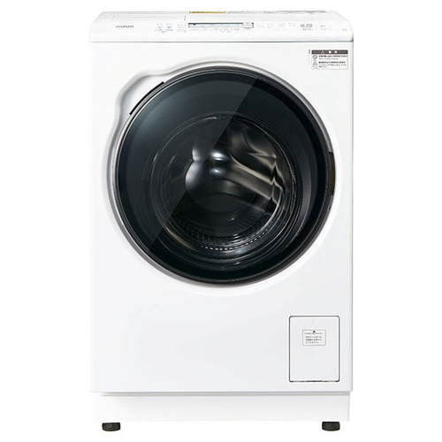 【無料長期保証】AQUA ドラム式洗濯機 右開き 洗濯12kg 乾燥6kg 幅59.5cm 除菌・消臭 泡フルウォッシュ まっ直ぐドラム AQW-DXS12A(RW) ホワイト系