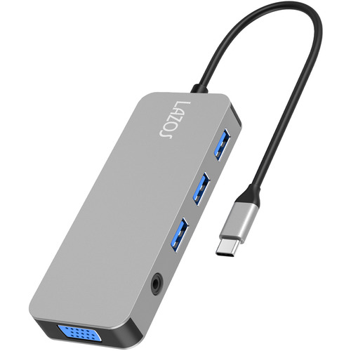 リーダーメディアテクノ L-CH10 10in1 Type-C変換アダプター Lazos シルバーLCH10の通販はau PAY マーケット ...