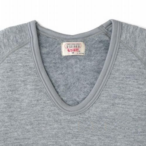 あったか もちはだ Ｕ首シャツ メンズ 極厚地 あったか 超起毛 防寒肌着 インナー おすすめ 日本製