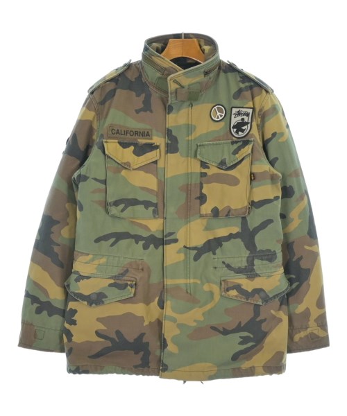 STUSSY ステューシー ミリタリーブルゾン メンズ 【古着】【中古】