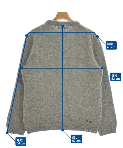 BOA メンズファッション 男女兼用ヒッコリーベスト 紺 Mサイズ KMV2793