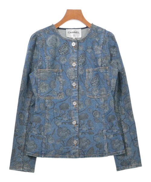 CHANEL シャネル ノーカラージャケット レディース 【古着】【中古】