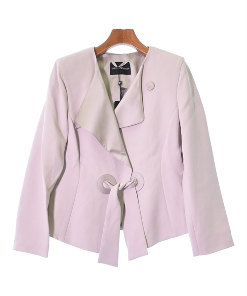 EMPORIO ARMANI エンポリオアルマーニ ノーカラージャケット レディース 【古着】【中古】