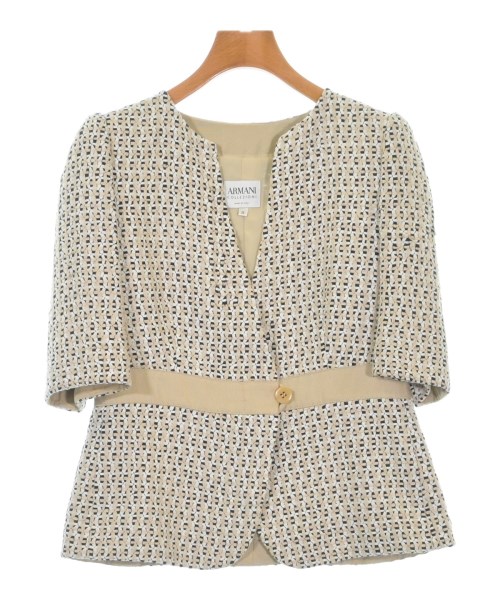 ARMANI COLLEZIONI アルマーニコレツィオーニ ノーカラージャケット レディース 【古着】【中古】