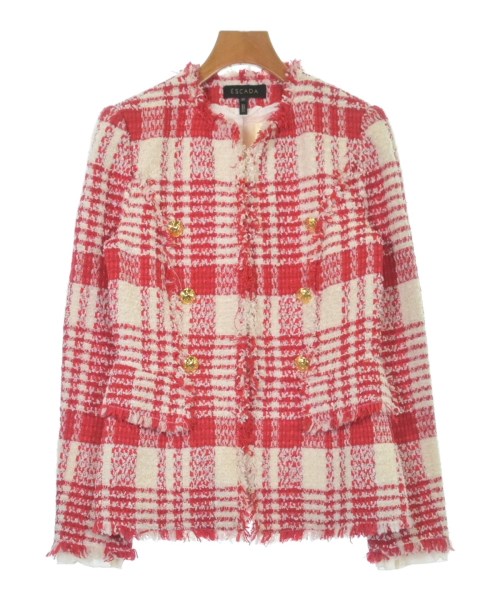 ESCADA エスカーダ ノーカラージャケット レディース 【古着】【中古】