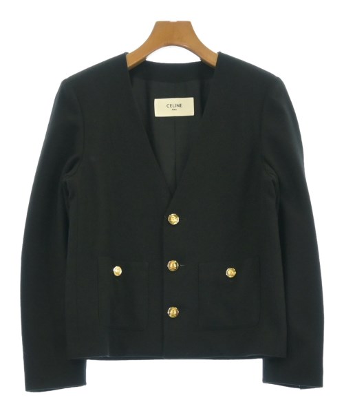CELINE セリーヌ ノーカラージャケット レディース 【古着】【中古】
