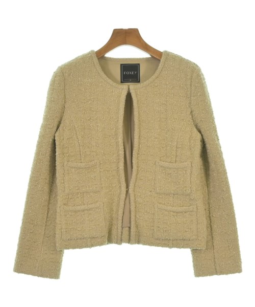 FOXEY フォクシー ノーカラージャケット レディース 【古着】【中古】