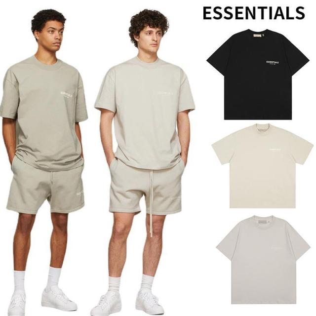 ESSENTIALS エッセンシャルズ Ｔシャツ 半袖 メンズ レディース シャツ logo t-shirt カジュアル 男女兼用 夏 送料無料 [並行輸入品]