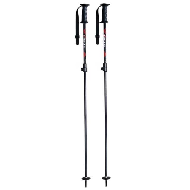 シュトロイレ(STREULE)スキーポール 25 ST-TL AL 100-125 ST24FG0022 BK/RD(Men’…の通販はau ...