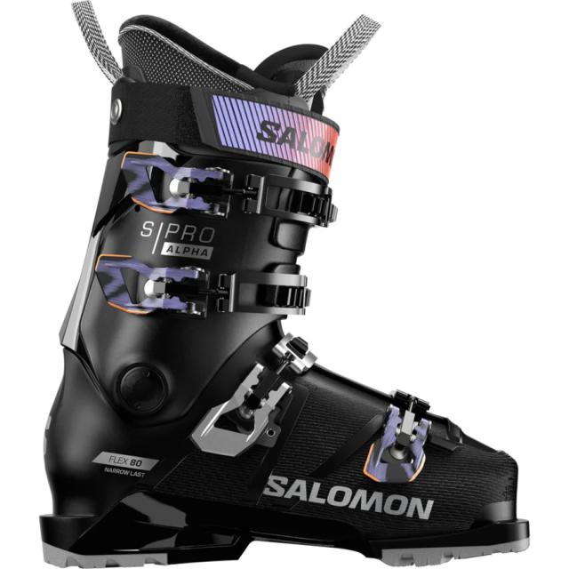 サロモン(SALOMON)スキーブーツ S/PRO ALPHA 80 25 476400 Black/Black(Lady’s)