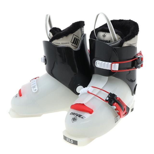 シュトロイレ(STREULE)ジュニア スキーブーツ 子供 ホワイト×ブラック DRIVE TYPE2 ST22FG0028 …