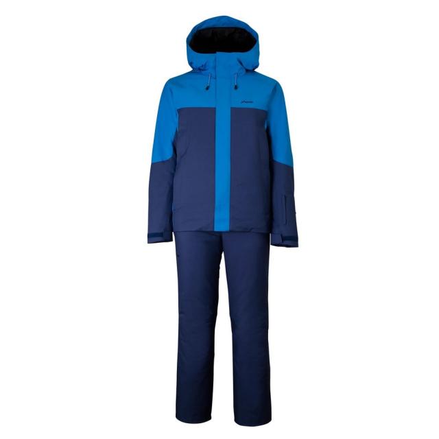 PHENIX(PHENIX)カラーブロック ツーピース スキーウェア上下セット PSM242P40 ITALIAN BLUE(…