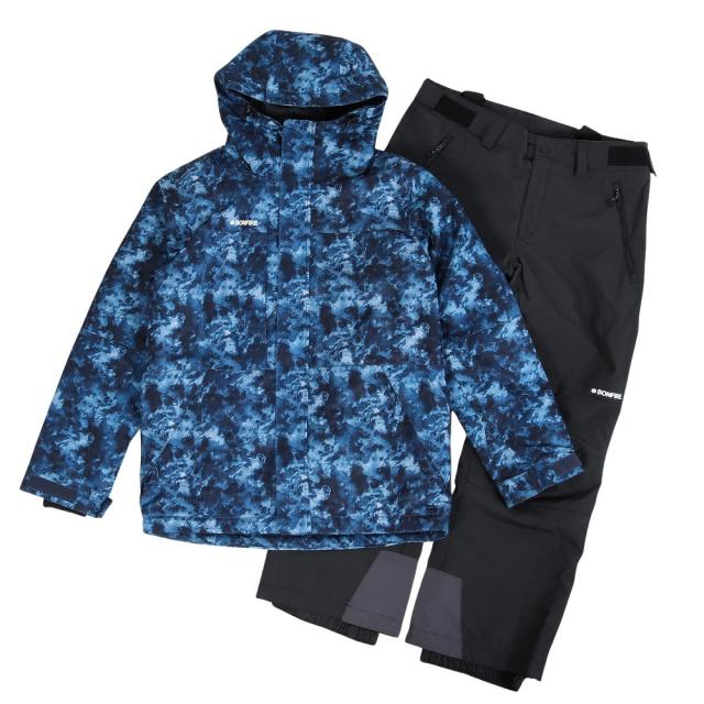 BonFire(ボンファイアー)スノーウェア 上下セット TREE SMOKE ST 80BNF5FSP2382 BLU(Me…