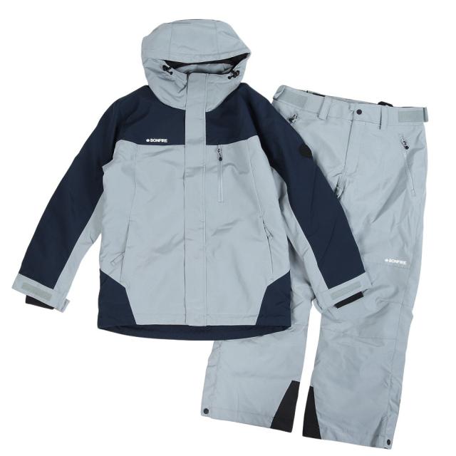 BonFire(ボンファイアー)スノーウェア 上下セット COOL YOKE ST 80BNF5FSP2383 GRY(Men…