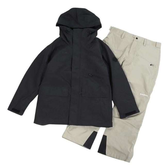 BonFire(ボンファイアー)スノーウェア 上下セット BIG HOOD L ST 80BNF5FSP2386 BLK(La…