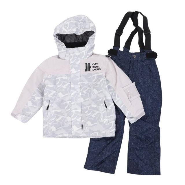 ジョイライド(JOYRIDE)スキーウエア ボーイズスーツ 上下セット JOB-3311-GRY(Jr)