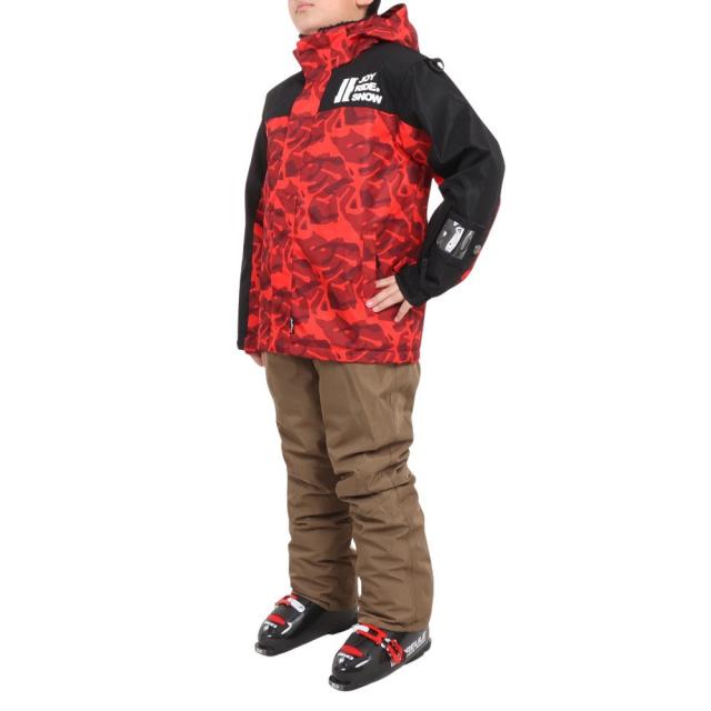 ジョイライド(JOYRIDE)スキーウエア ボーイズスーツ 上下セット JOB-3311-RED(Jr)