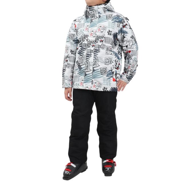 ジョイライド(JOYRIDE)スキーウエア ボーイズスーツ JOB-3312-GRY(Jr)