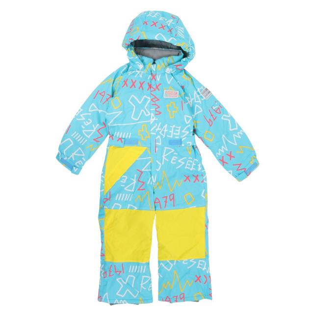 レセーダ(RESEEDA)スキーウェア ワンピース トドラースーツ REO56006 612G 雪遊び サイズ調整(Jr)