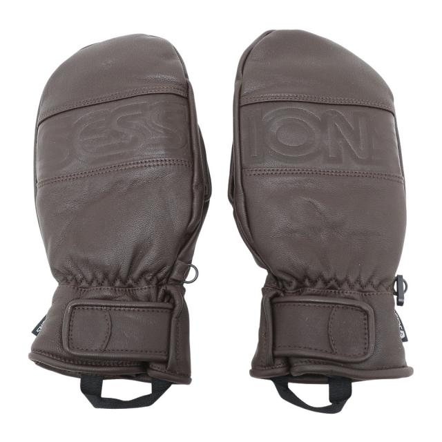 セッションズ(SESSIONS)スキー スノーボード 手袋 ALL LEATHER ミトン 2220221 BRN(Men’s)