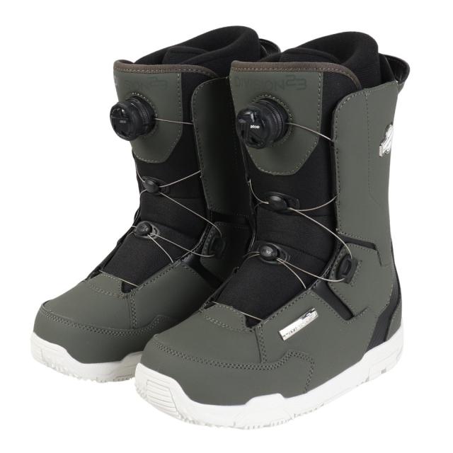 ディビジョン(DIVISION)スノーボード ブーツ ダイヤル式 atop DV23BT2301M GY(Men’s)