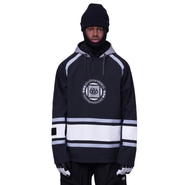 686(686)スノーボード ウェア フーディー WATERPROOF SLAPSHOT HOODY M3WN131-BLCB…