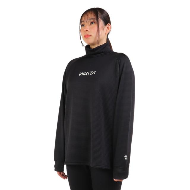 ニキータ(NIKITA)スノーウェア インナー WAFFLE ハイネックインナー NKT23IW005-BLK(Lady’s)