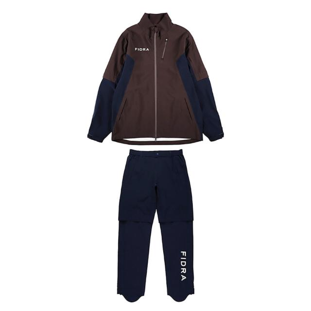 フィドラ(FIDRA)ゴルフウェア アウター 撥水 レインウェア レインスーツ 上下セット セットアップ FD5QTY24 N…