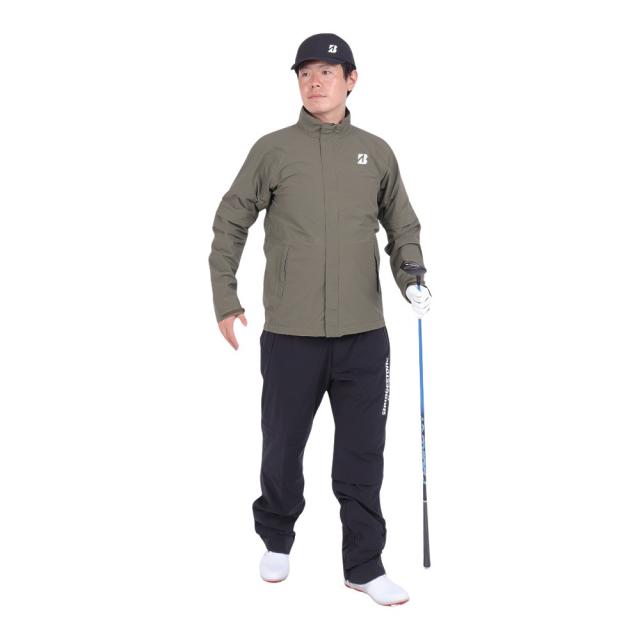 ブリヂストンゴルフ(BRIDGESTONE GOLF)ゴルフウェア アウター 撥水 レインウェア 24SS 水神 レイン上下セ…