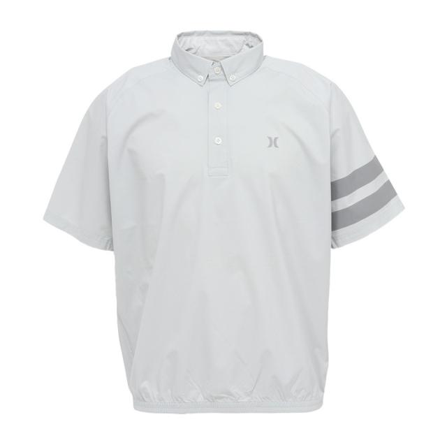 ハーレー(HURLEY)ゴルフウェア アウター 撥水 ファントム レイン 半袖 ポロシャツ MGRN251130-SGY(Me…