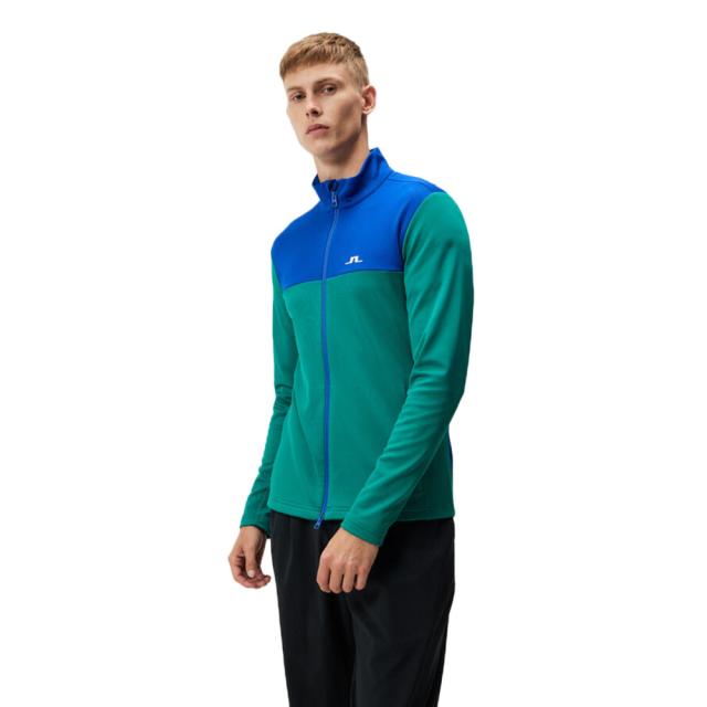 J.LINDEBERG(J.LINDEBERG)ゴルフウェア アウター 吸水速乾 カラーブロックミッドレイヤー 071-599…