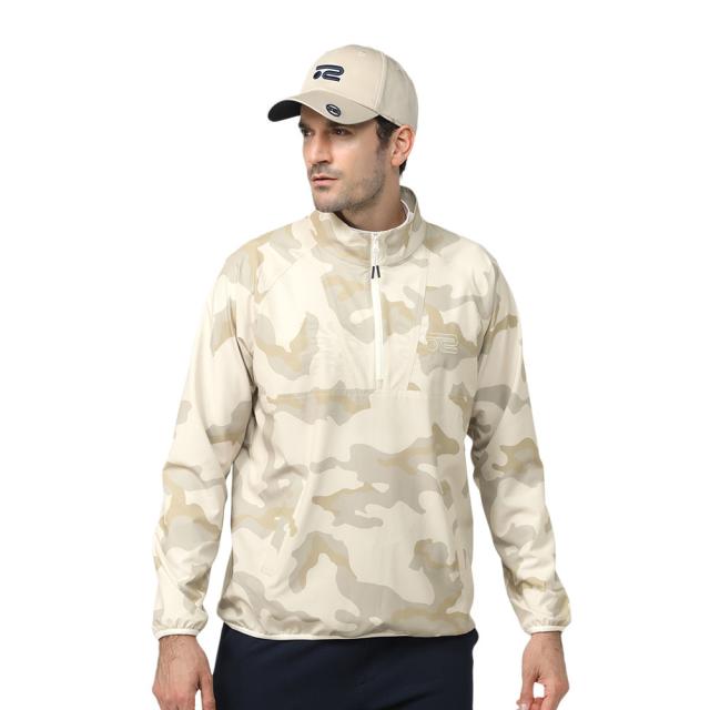ROSASEN(ROSASEN)ゴルフウェア アウター 撥水 ストレッチリップカモフラプリントブルゾン 044-51211-0…