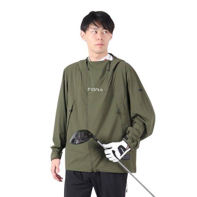 フィドラ(FIDRA)ゴルフウェア アウター 撥水 冷感 フーディーブルゾン FV5RTY15 KHK(Men’s)