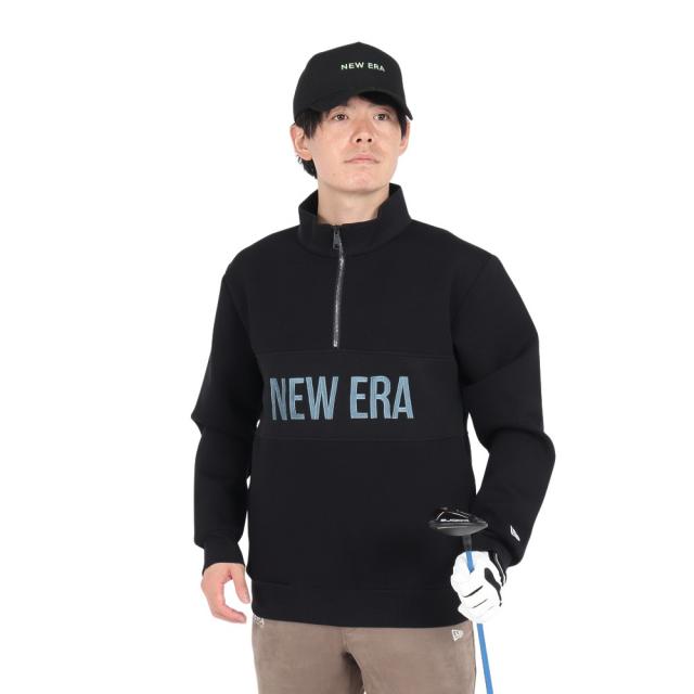 ニューエラ(NEW ERA)ゴルフウェア アウター 保温 テック スウェット ハーフジップ ジャケット 14326385(Me…