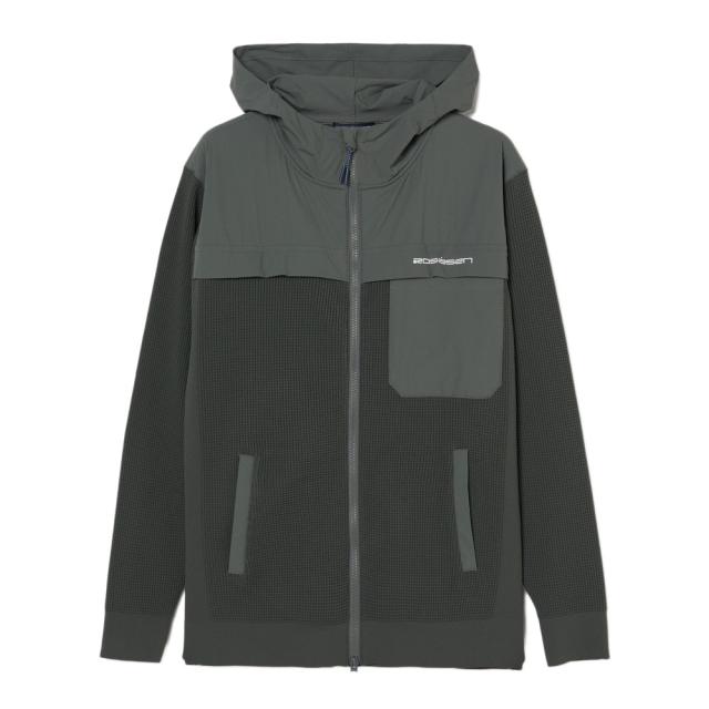 ROSASEN(ROSASEN)ゴルフウェア ニットタフタ フルジップブルゾン 044-53211-25SS-027(Men’…