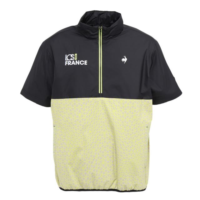 ルコックスポルティフ(lecoqsportif)ゴルフウェア アウター 蓄熱保温 防風 中綿入り 半袖ブルゾン LG5FWBC…