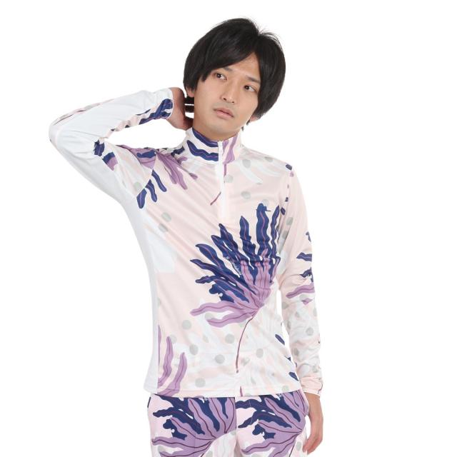 J.LINDEBERG(J.LINDEBERG)ゴルフウェア アウター 速乾 軽量 Emanuel プリント ミッドレイヤー …