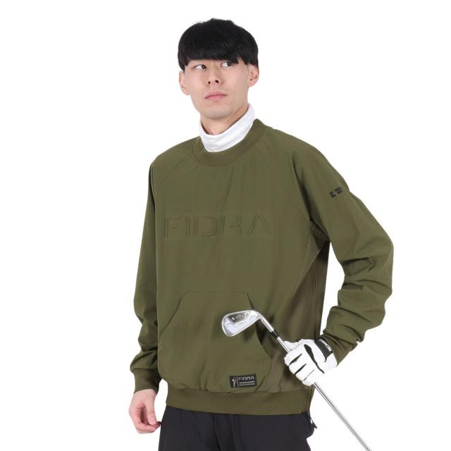 フィドラ(FIDRA)ゴルフウェア アウター 撥水 冷感 プルオーバーブルゾン FV5RTY16 KHK(Men’s)