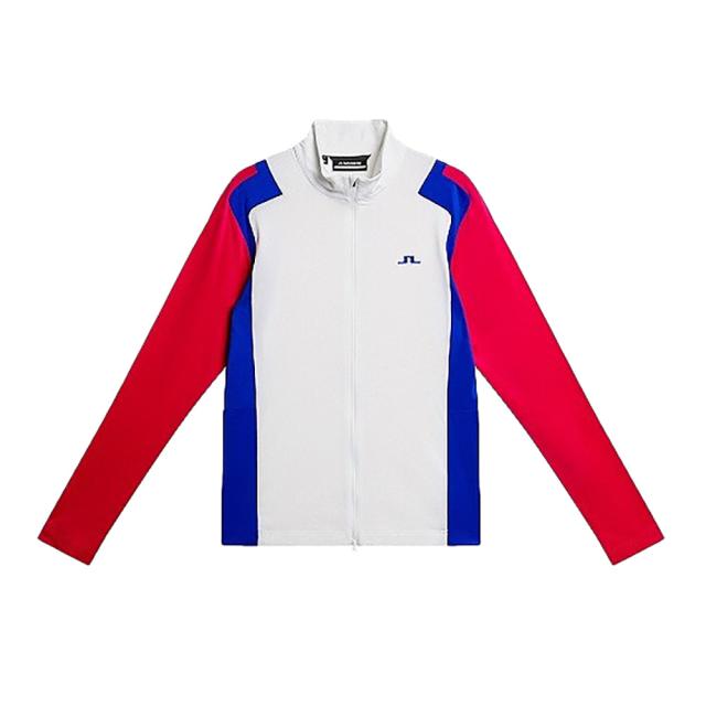 J.LINDEBERG(J.LINDEBERG)ゴルフウェア アウター 軽量 速乾 ショルダーブリッジハーフジップミッドレイヤ…