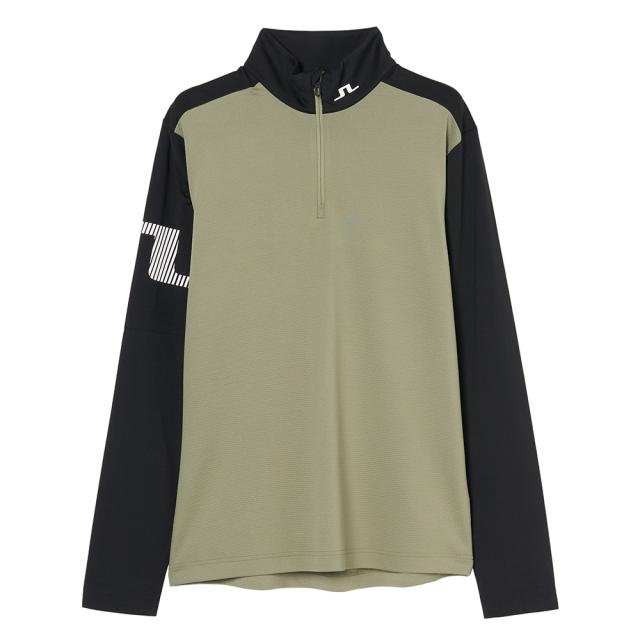 J.LINDEBERG(J.LINDEBERG)ゴルフウェア Heath Strike クォータージップ 長袖シャツ 071-…