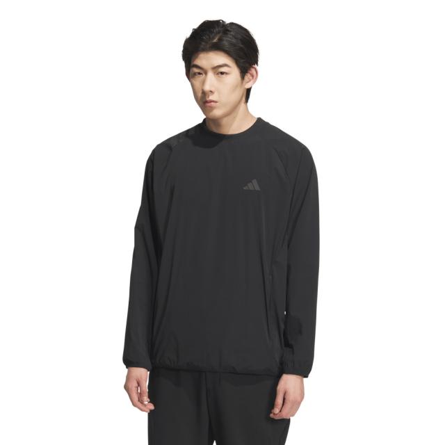 アディダス(adidas)ゴルフウェア アウター クルーネック ジャケット JVU99-JM2942 BLK(Men’s)