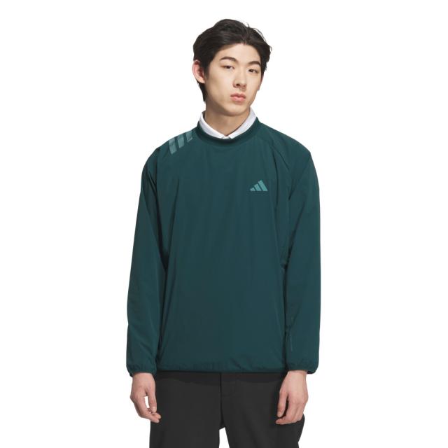 アディダス(adidas)ゴルフウェア アウター クルーネック ジャケット JVU99-JM2943 DGRN(Men’s)