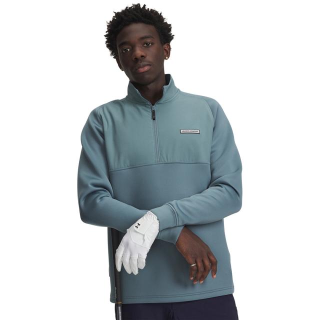 アンダーアーマー(UNDER ARMOUR)ゴルフウェア アウター Drive Pro Hybrid  中綿 ハーフジップジャ…