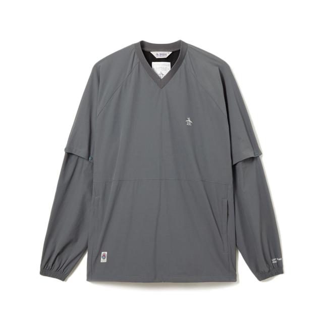 マンシング(MUNSING)ゴルフウェア USA Utility プルオーバージャケット MU5FJK03M GY00(Men…