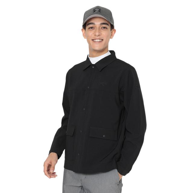 キャロウェイ(CALLAWAY)ゴルフウェア アウター 8WAYストレッチシワツイルシャツブルゾン C25215101-101…