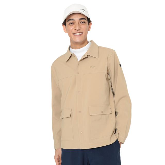キャロウェイ(CALLAWAY)ゴルフウェア アウター 8WAYストレッチシワツイルシャツブルゾン C25215101-104…