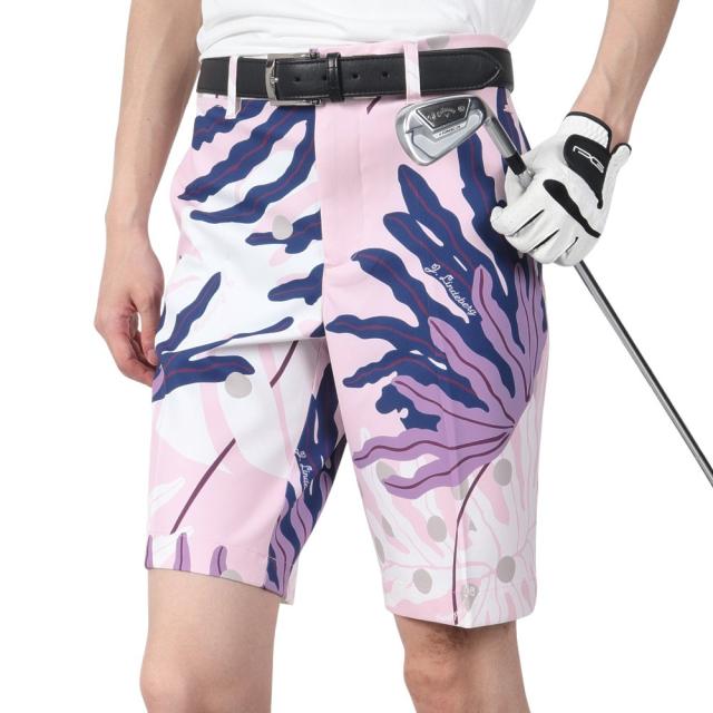 J.LINDEBERG(J.LINDEBERG)ゴルフウェア Eloy プリント ハーフパンツ 071-71242-072(M…